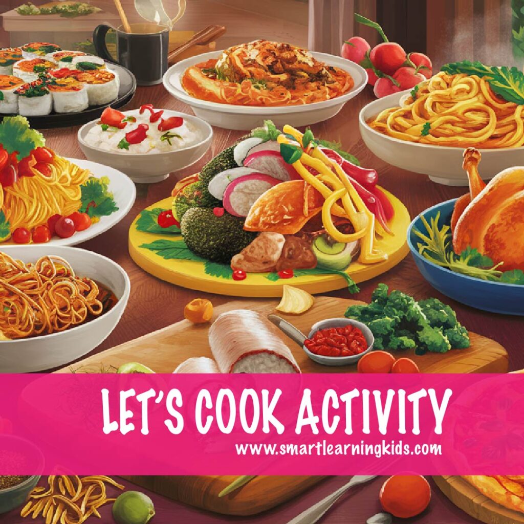 LET’S COOK ACTIVITY – Smart Learning Kids – downloadable & printable ...